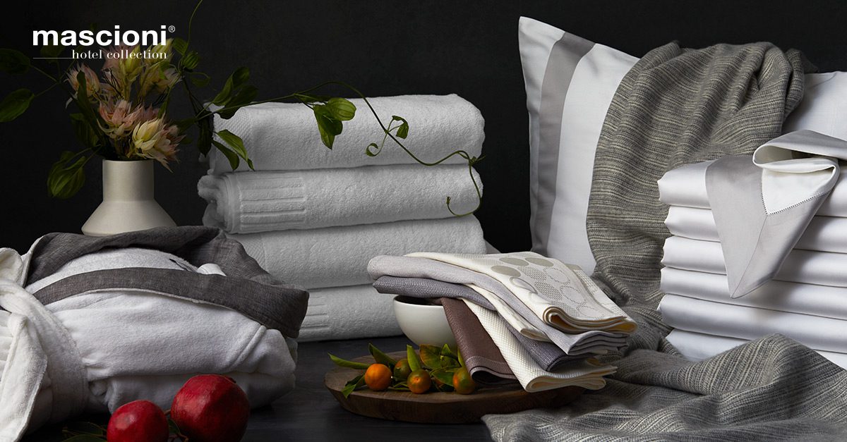 Mascioni Hotel Collection | True Artistry in Italian Linen